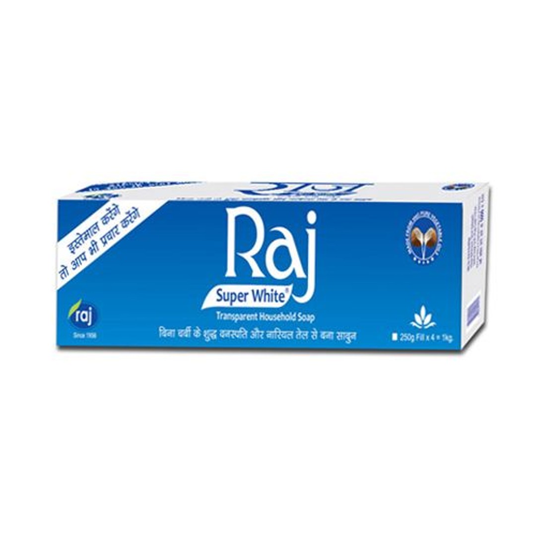 Buy Raj Super White Household Soap 1/4 Online at Best Price of Rs null ...