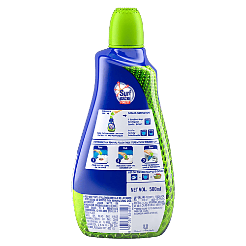 Buy Surf Excel Liquid Detergent Matic Top Load 500 Ml Online At Best ...