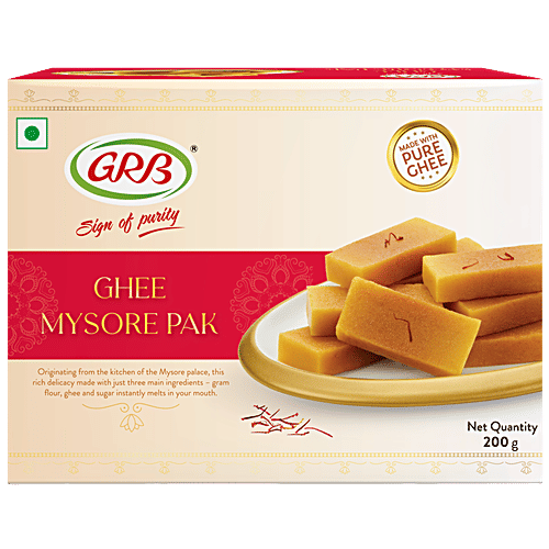 Buy GRB Sweets - Mysore Pak, Ghee Online at Best Price of Rs 150 ...