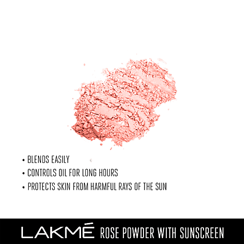 Buy Lakme Rose Face Powder - Sunscreen 40 gm Warm Pink Online at Best ...