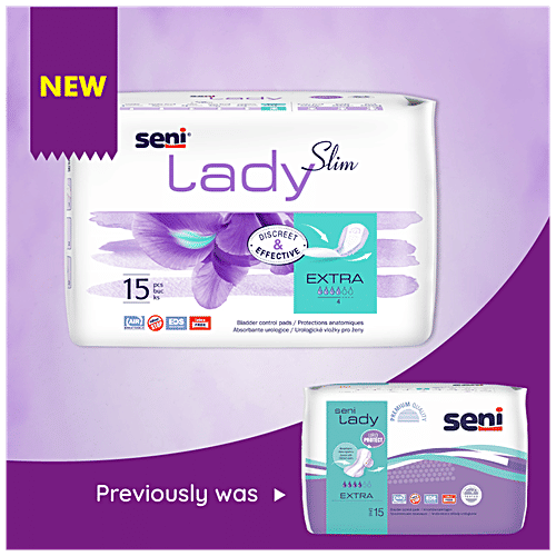 Buy Seni Lady Bladder Control Pads Extra Large 15 Pcs Online At Best ...