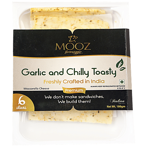 Buy Mooz Cheese Toasty Garlic Chilli 180 Gm Online At Best Price of Rs ...