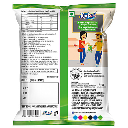 Buy Kurkure Puffcorn Yummy Cheese Online at Best Price of Rs 5 - bigbasket