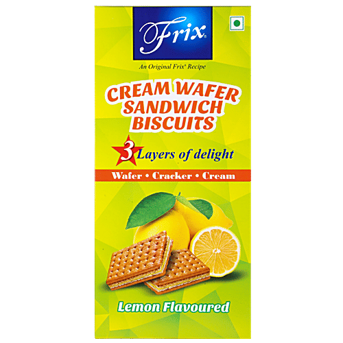Buy Frix Cream Wafer Sandwich - Lemon3 Online at Best Price of Rs null ...
