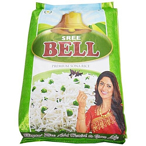 Buy Sree Bell Sona Masoori Raw Rice Online at Best Price of Rs 1797.23 ...
