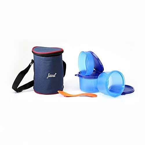 Buy Java Round Lunch Box - Blue Online at Best Price of Rs null - bigbasket