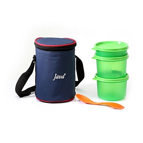 Buy Java Round Lunch Box - Green Online at Best Price of Rs null ...