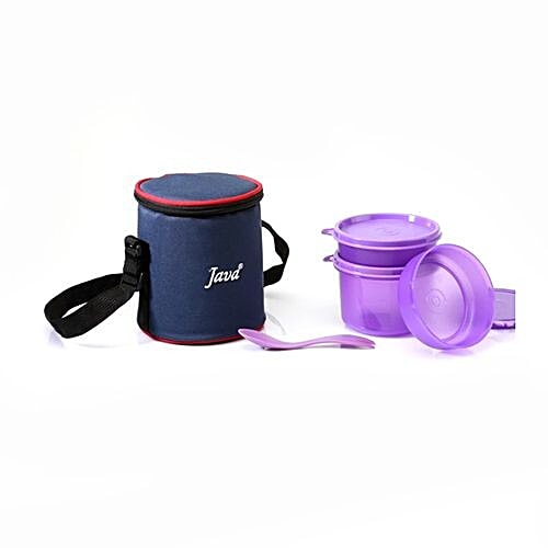 Buy Java Round Lunch Box - Purple Online at Best Price of Rs 499 ...