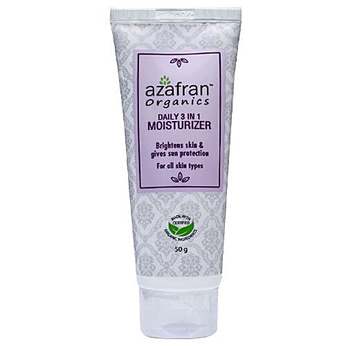 Buy Azafran Daily 3 In 1 Moisturiser - For All Skin Types, Paraben Free ...