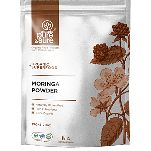 Buy Phalada Pure Sure Organic Moringa Powder 150 Gm Online At Best ...