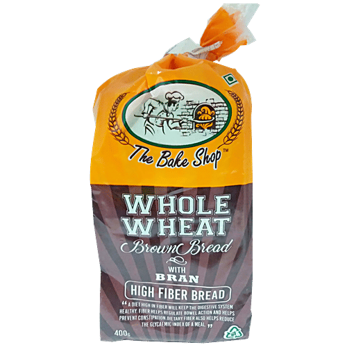 Buy THE BAKE SHOP Whole Wheat Brown Bread With Bran Online at Best ...