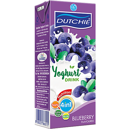 Buy Dutchie Yoghurt Drink - Blueberry Online at Best Price of Rs 25 ...