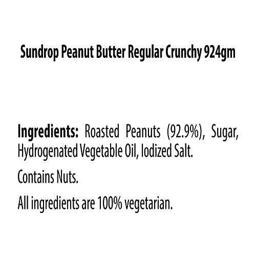 Buy Sundrop Peanut Butter - Crunchy 924 gm Online at Best Price. of Rs ...