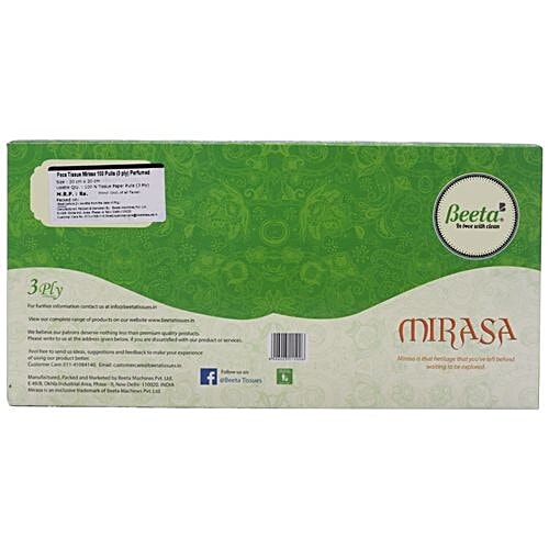 Buy Beeta Face Tissue 3 Ply Mirasa Perfumed 100 pulls (3 Ply) Online at ...