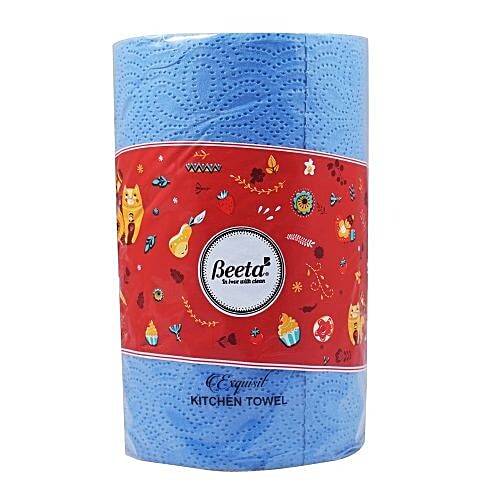 Buy Beeta Kitchen Towel Paper Tissue Coloured 160 160 Nos x 2 Ply ...