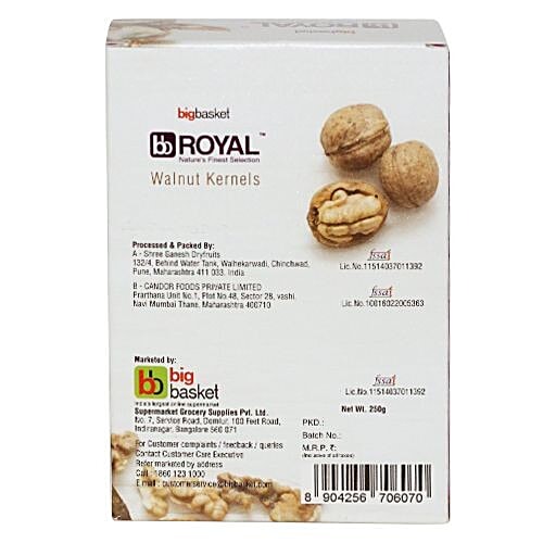 Buy Bb Royal Walnut Kernels Vacuum Pack 250 Gm Online At Best Price of ...