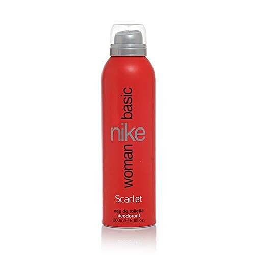Buy Nike Deodorant Body Spray Basic Scarlet For Woman 200 Ml Online At ...