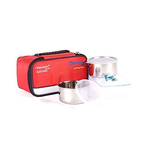 Buy Friends Carnival Food Lunch Box - Red Online at Best Price of Rs ...