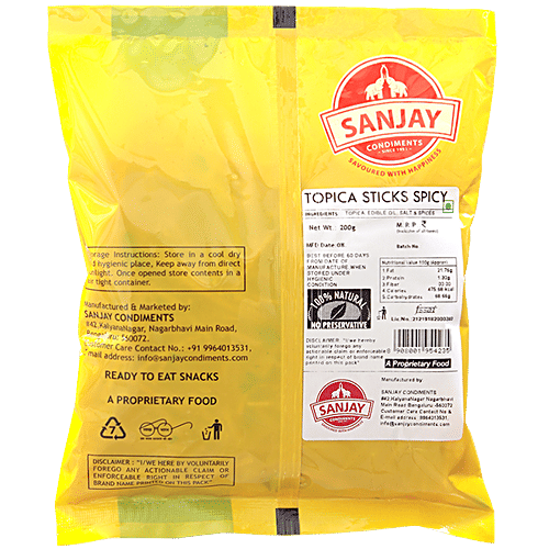 Buy Sanjay Chips Topica 200 Gm Online At Best Price of Rs 75 - bigbasket