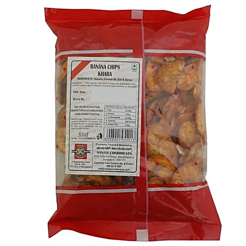 Buy Sanjay Chips Banana Khara 200 Gm Online At Best Price of Rs 85 ...