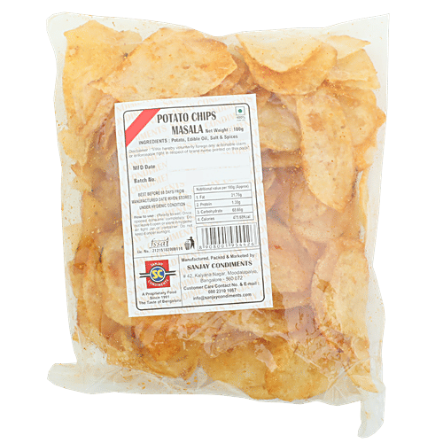 Buy Sanjay Chips Potato Masala 100 Gm Online At Best Price - bigbasket