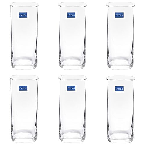 Buy Ocean Glass Set - Unity High Ball 370 ml (Pack of 6) Online at Best ...