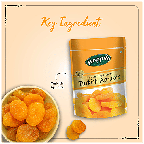 Buy Happilo Apricots Dried Premium Turkish 200 Gm Online At Best Price ...