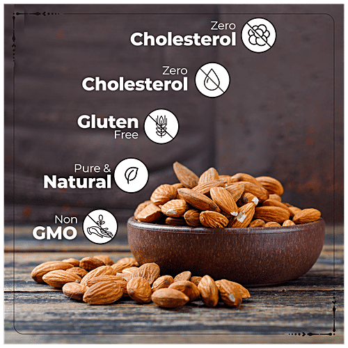 Buy Happilo Almonds 100 Natural Premium Californian 200 Gm Online At ...