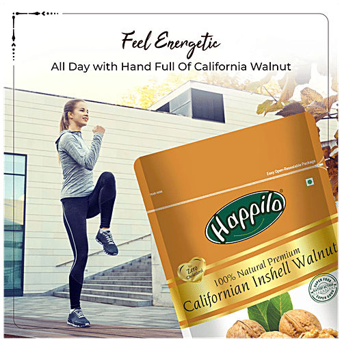 Buy Happilo Walnuts Inshell 100 Natural Premium Californian 200 Gm ...