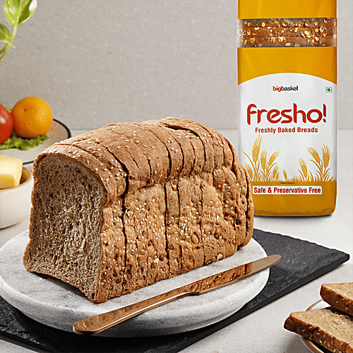 Buy Fresho Multigrain Bread Safe & Preservative Free 200 Gm Online At ...