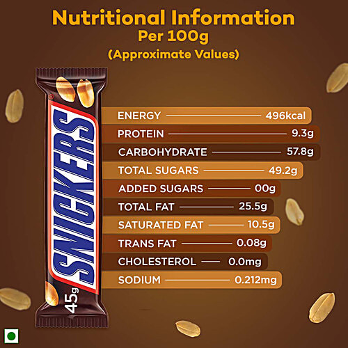Buy Snickers Chocolate 135 Gm Online At Best Price of Rs 121.50 - bigbasket