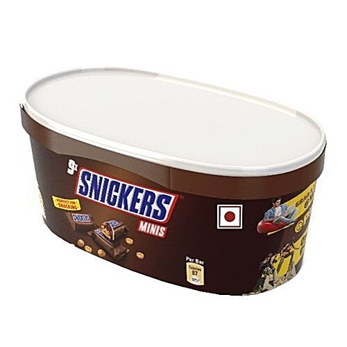 Buy Snickers Chocolate - Mini Canister Pack Online at Best Price of Rs ...