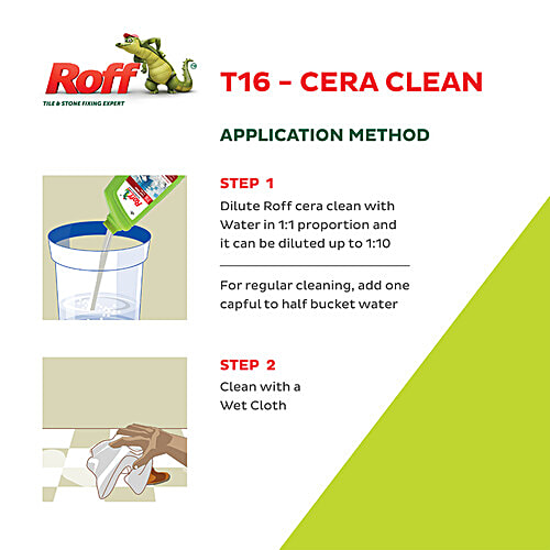 Buy Roff T16 Cera Clean - Rapid Action Tile & Ceramic Cleaner, Removes ...