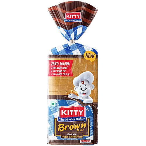 Buy Kitty Brown Bread - Hi-Fibre Online at Best Price of Rs 50 - bigbasket