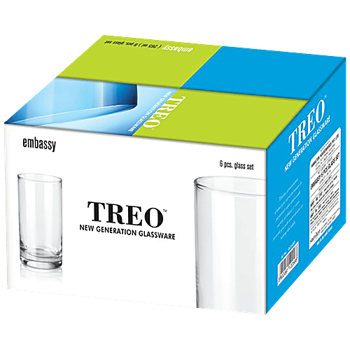 Buy Treo Embassy Glass Set - Max Online at Best Price of Rs 615 - bigbasket