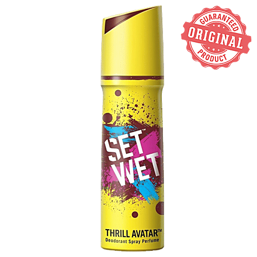 Buy Set Wet Deodorant Spray Perfume - Thrill Avatar 150 ml Online at ...
