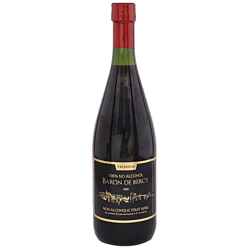 Buy Baron De Bercy Premium Non-Alcoholic Red Wine - Fruit Online at ...