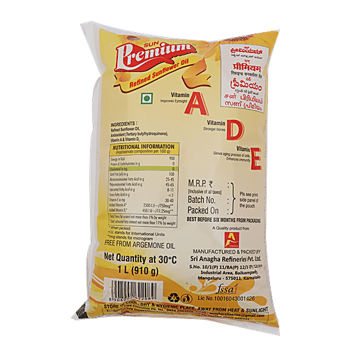 Buy Sun premium Refined Oil - Sunflower Online at Best Price of Rs 118 ...