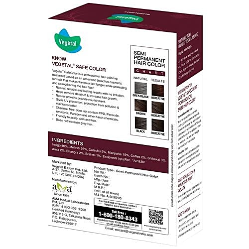 Buy Vegetal Safe Hair Color Online at Best Price of Rs 285 - bigbasket