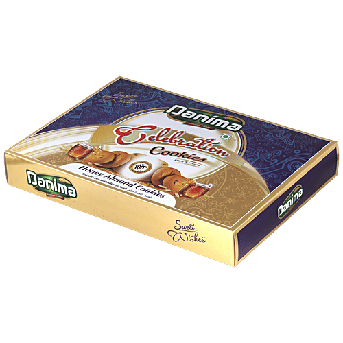 Buy Danima Celebration Honey Almond Cookies - Crispy, Crunchy, Fibre ...