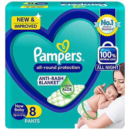 Buy Pampers Pants Diapers New Born 10 Pcs Online At Best Price of Rs 99 ...