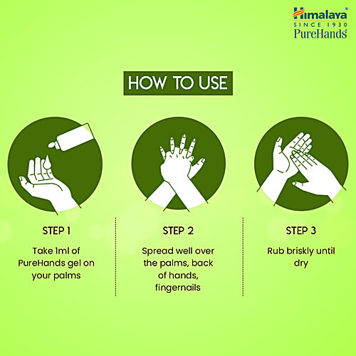 Buy Himalaya Wellness Pure Hands Hand Sanitizer - Green Apple, Kills 99 ...