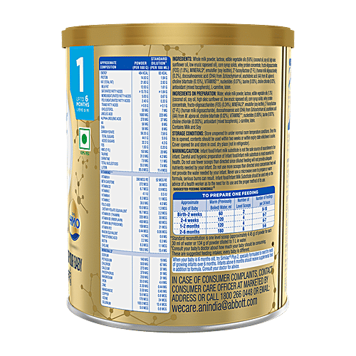 Buy Similac Iq Stage 1 Up To 6 Months 400 Gm Online At Best Price of Rs ...