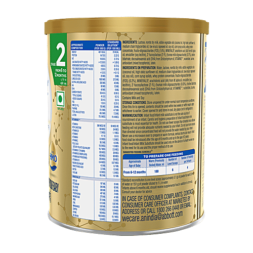 Buy Similac Iq Stage 2 After 6 Months 400 Gm Online At Best Price of Rs ...