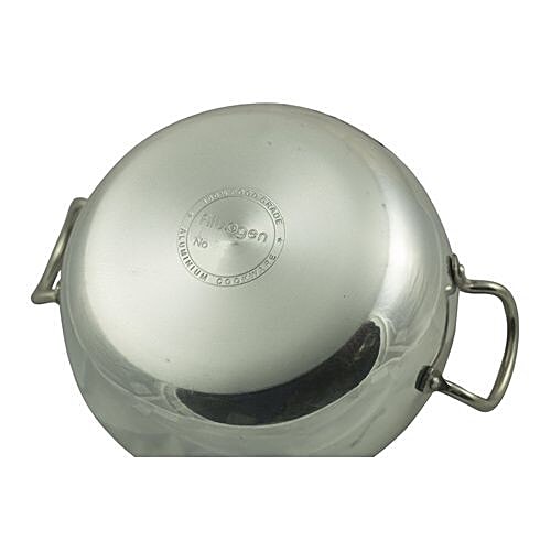 Buy Alugen Aluminium Heavy Guage - Round Base Kadai No 1 Online at Best ...