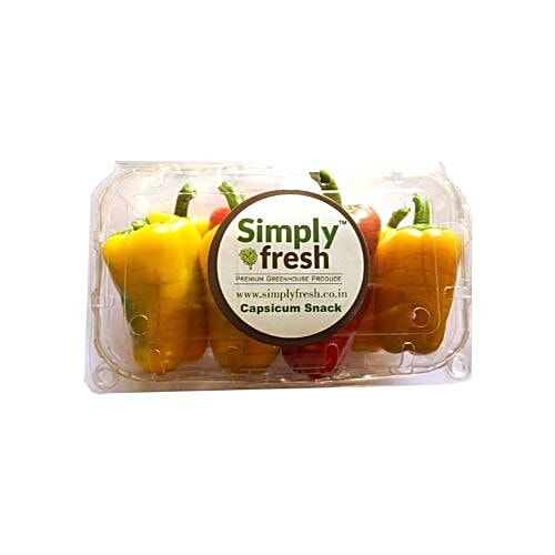 Buy Simply Fresh Capsicums - Snack Or Mini 350 to 400 gm Online at Best ...