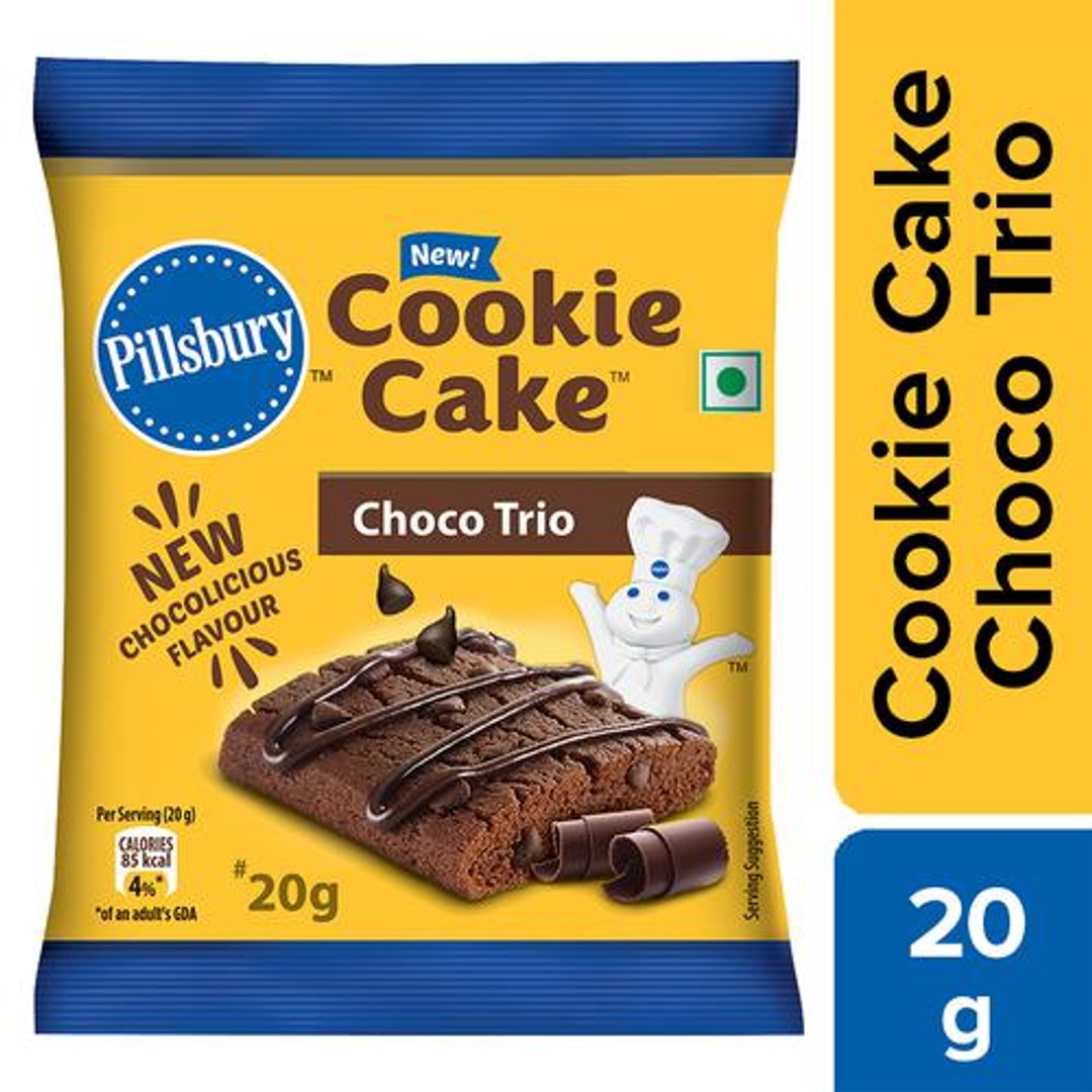 Buy Pillsbury Cookie Cake - Choco Trio 20 gm Online at Best Price. of ...