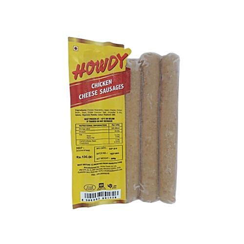 Buy Howdy Chicken Sausage - Cheese Online at Best Price of Rs 130 ...