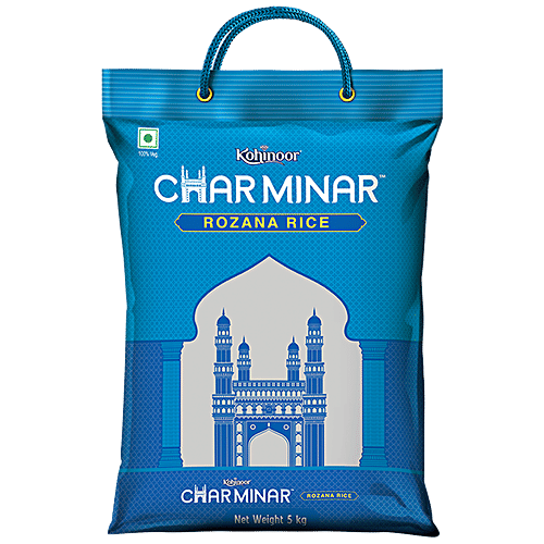 Buy Kohinoor Charminar Rozana Basmati Rice 5 Kg Online At Best Price of ...