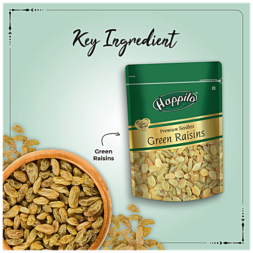 Buy Happilo Green Raisins Premium Seedless 250 Gm Online At Best Price ...